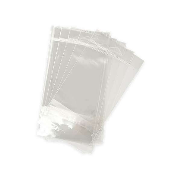 Polypropylene Bag - Clear Header w triangle hole - lip n tape - 4.25 ...